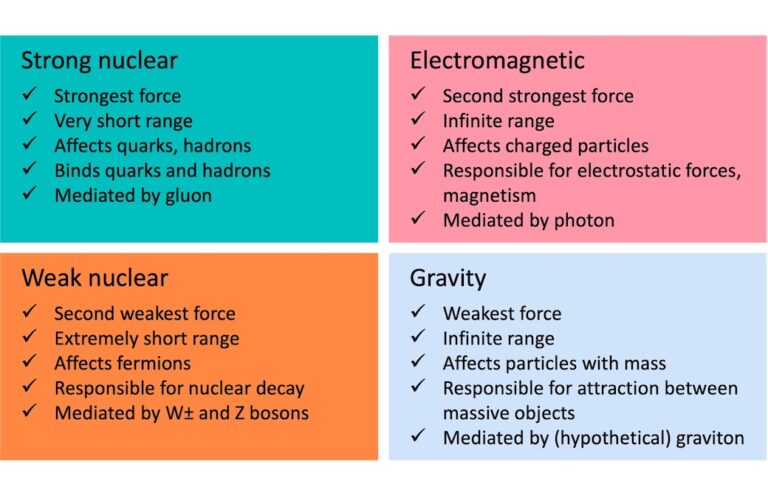 The Fundamental Forces of Nature for A Level Physics